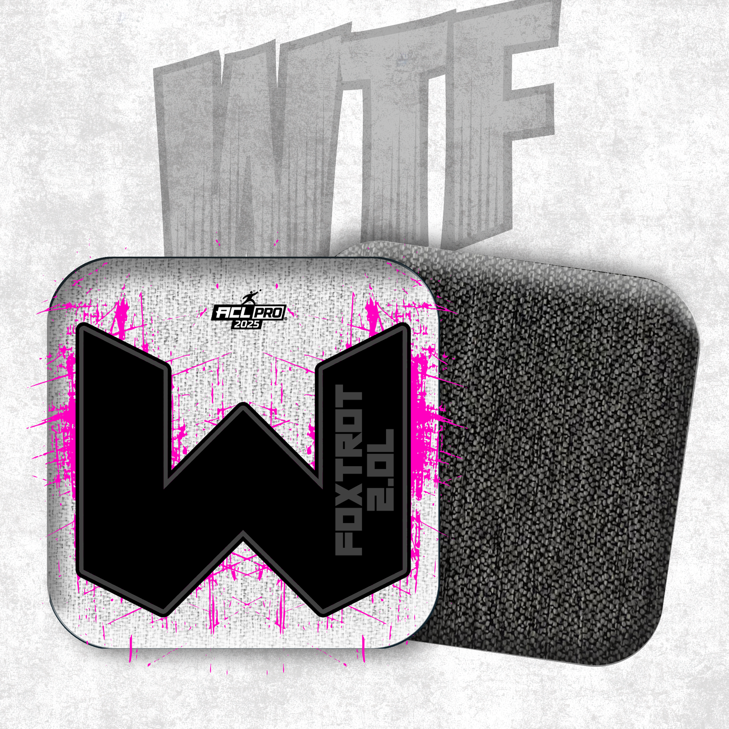 2026 WTF Foxtrot 2.0 "W" Logo- ACL Pro Stamped Cornhole Bags - Set of ...