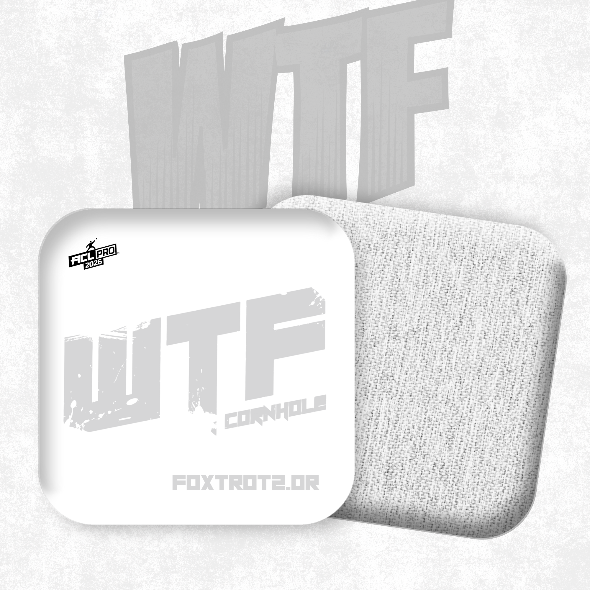 2026 WTF Foxtrot 2.0 OG Logo- ACL Pro Stamped Cornhole Bags - Set of 4 ...