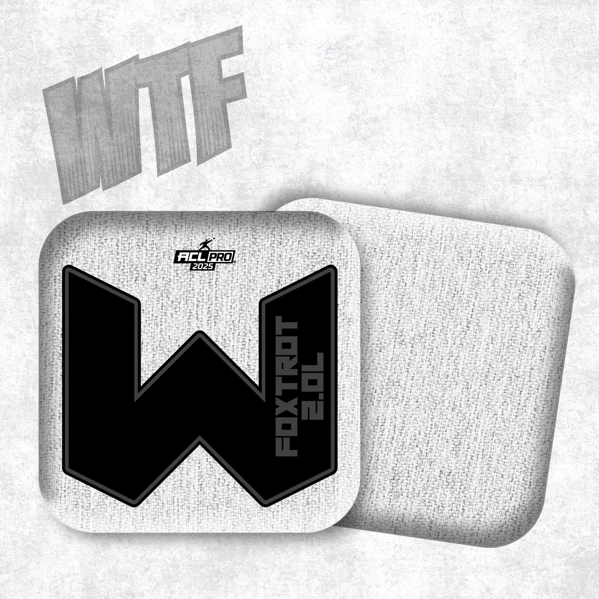 2026 WTF Foxtrot 2.0 "W" Logo- ACL Pro Stamped Cornhole Bags - Set of ...
