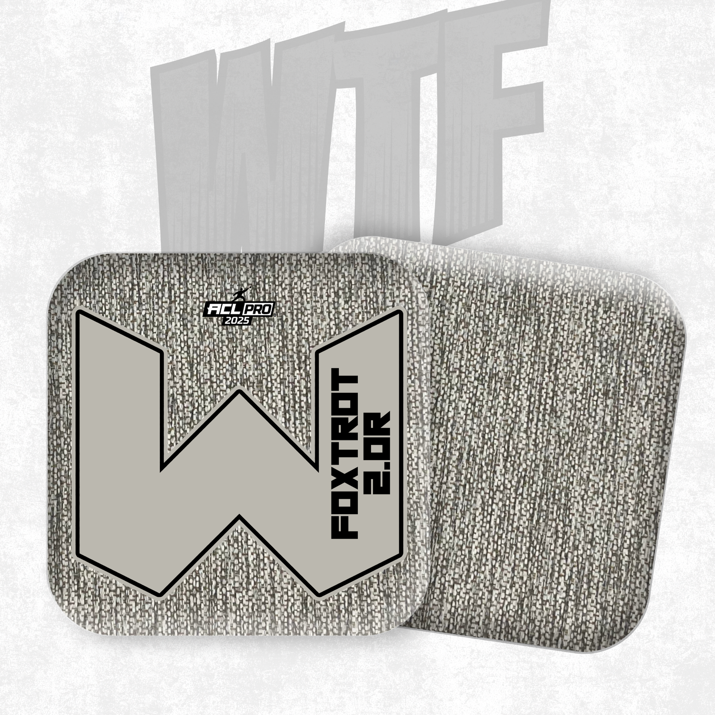 2026 WTF Foxtrot 2.0 "W" Logo- ACL Pro Stamped Cornhole Bags - Set of ...